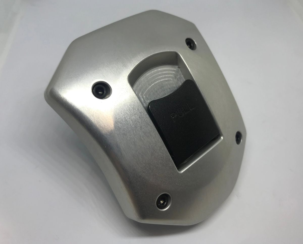 Tenere 700 T7 Billet Aluminium Hinged Fuel Cap Kit (Colour of Cap: Silver)